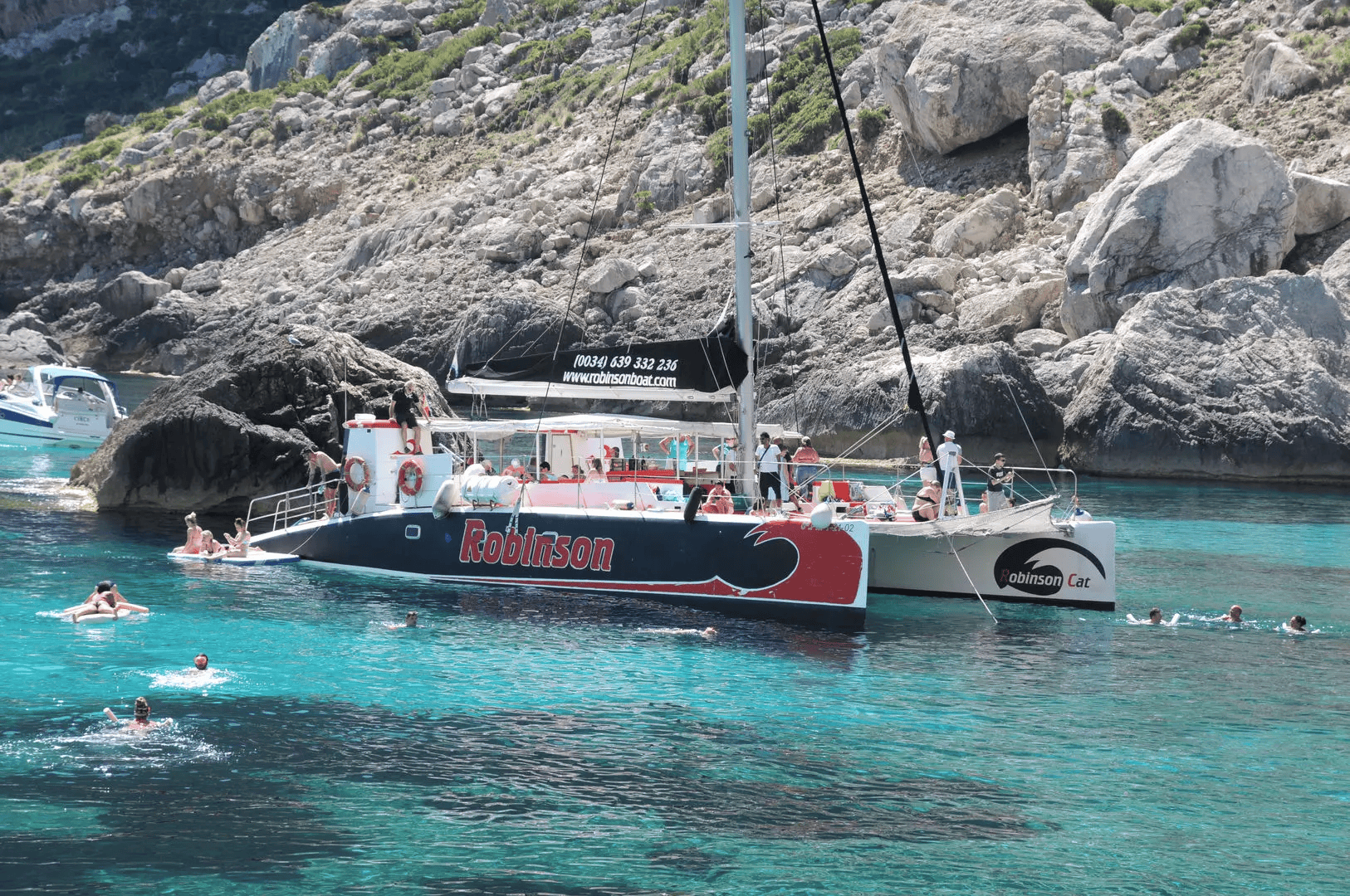 Catamaran excursion of Pollenca Bay